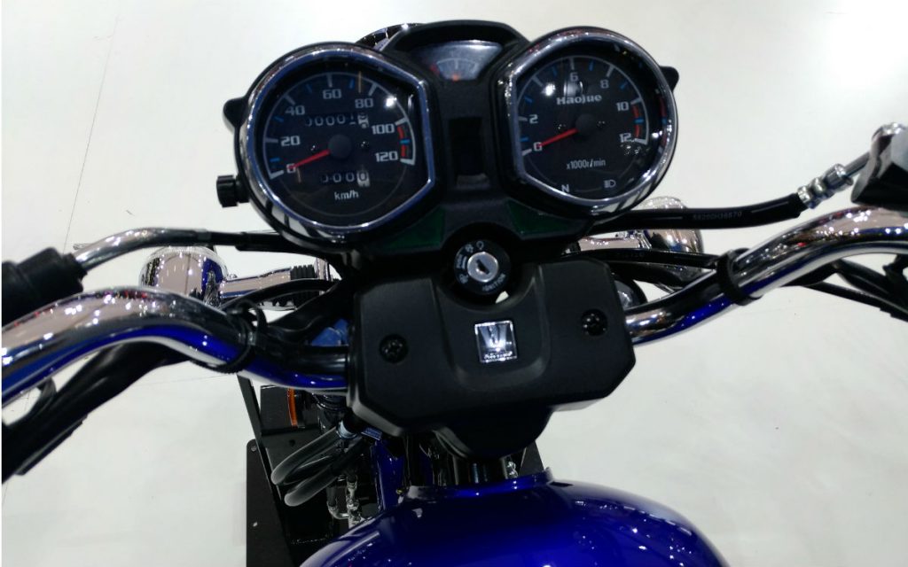 Haojue mostra a mini custom Chopper Road 150 no Salão Duas Rodas 2017